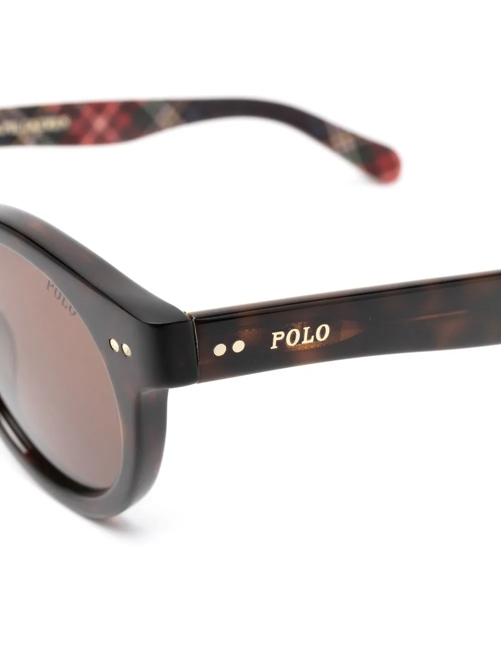 Polo Ralph Lauren round-frame Sunglasses | Brown | FARFETCH UK
