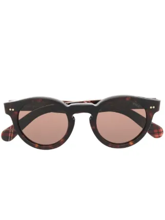 Polo Ralph Lauren round-frame Sunglasses | Brown | FARFETCH UK