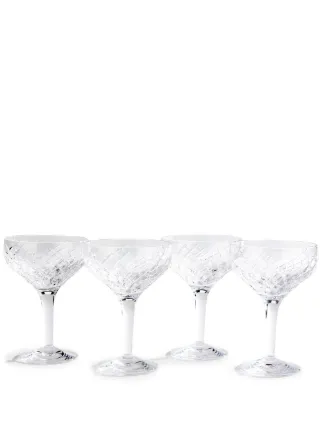 Soho Home Barwell Crystal Glasses Set | Neutrals | FARFETCH