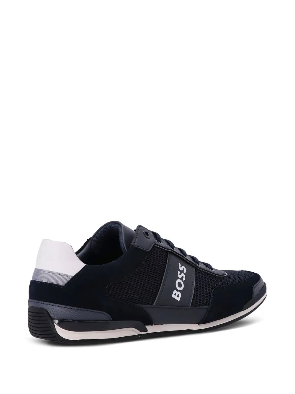 BOSS reflective logo mesh sneakers | Smart Closet