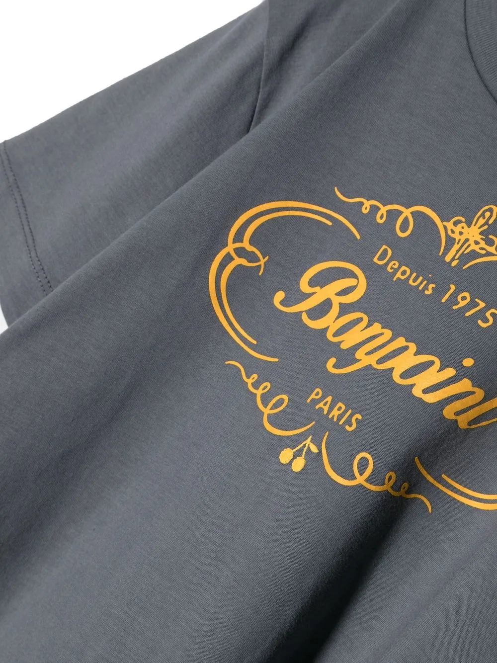 Bonpoint Logo Print short-sleeve T-shirt | Grey | FARFETCH