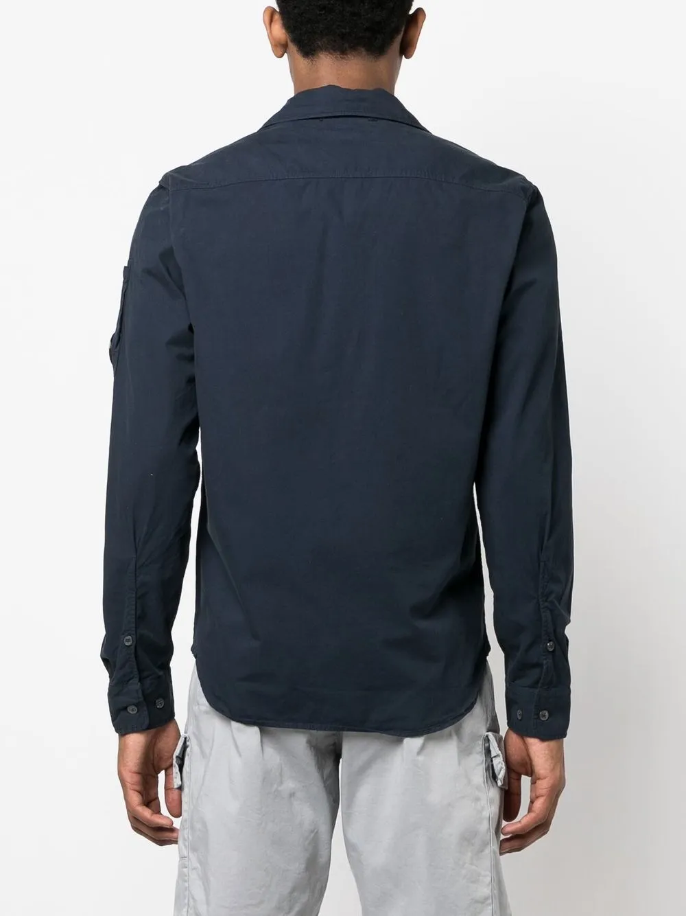 C.p. Company Chest-pocket Shirt Jacket In Blue | ModeSens