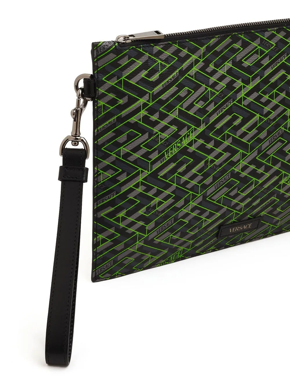 Versace monogram-print Clutch Bag - Farfetch
