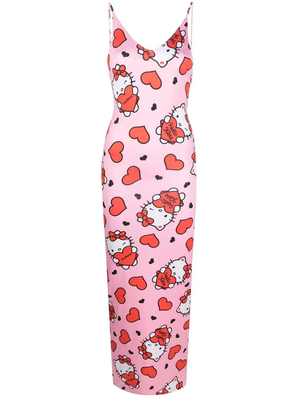 Soulland Hello Kitty Neda Dress In Pink | ModeSens