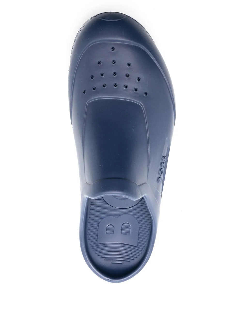 BOSS Slide De Borracha Com Logo Gravado | Azul | FARFETCH BR