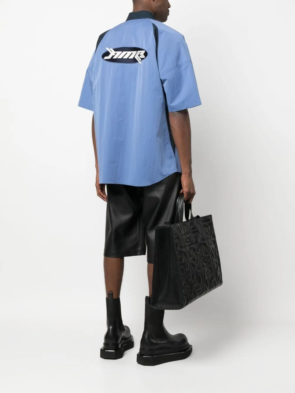 AMBUSH Logo embroidered Bowling Shirt Farfetch
