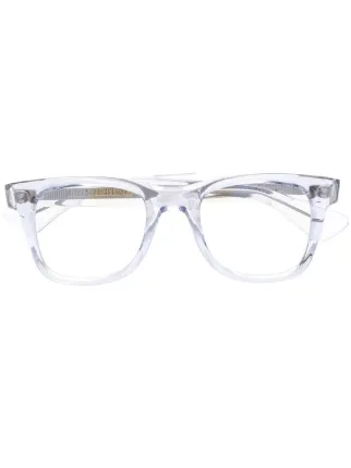 Cutler & Gross Transparente Brille Mit Eckigem Gestell - Farfetch