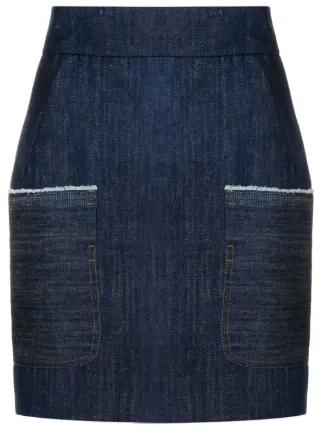 À La Garçonne high-waisted Denim Skirt | Blue | FARFETCH