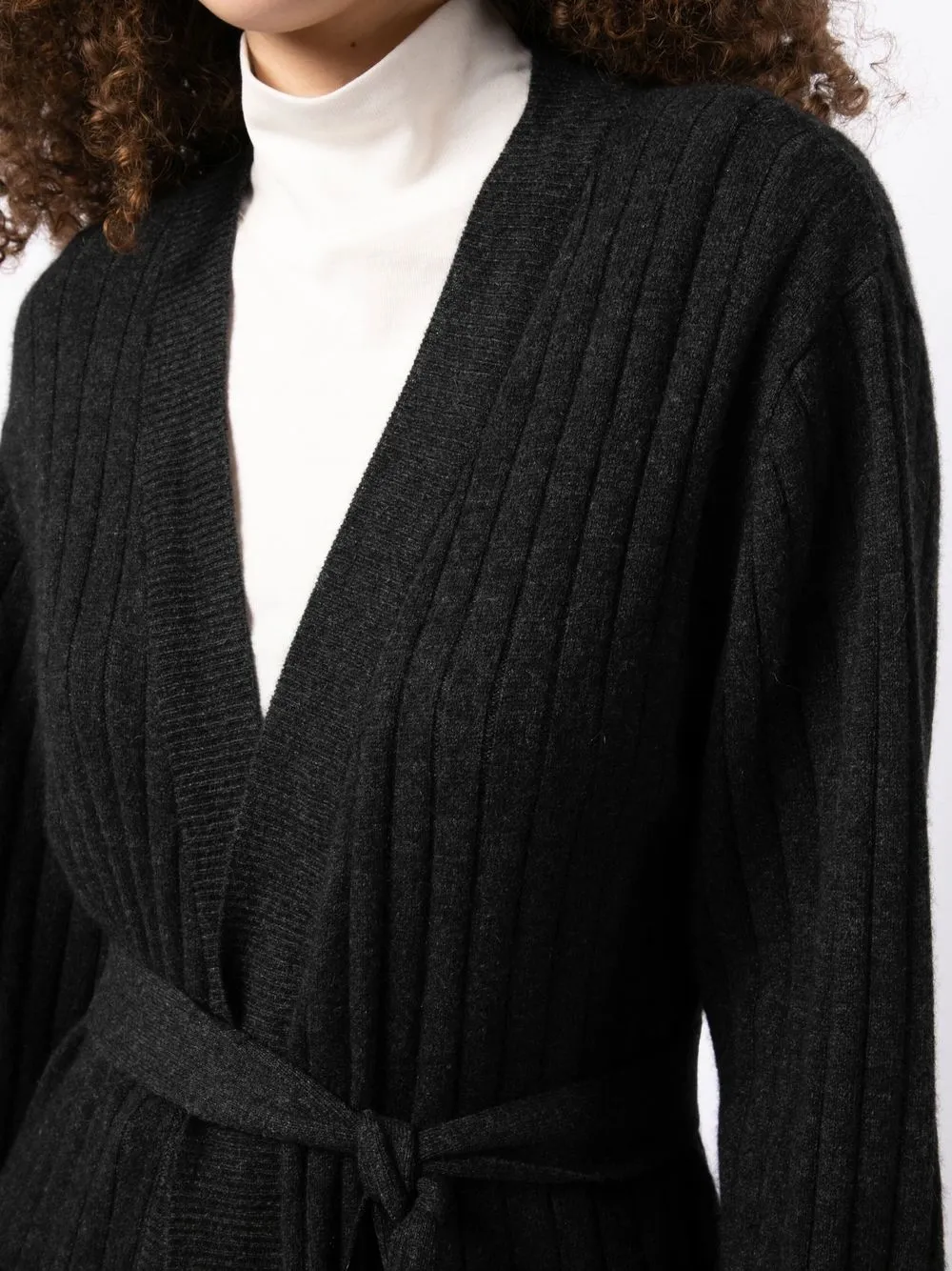 CRUSH CASHMERE Shelly ribbed cashmere cardigan | Smart Closet
