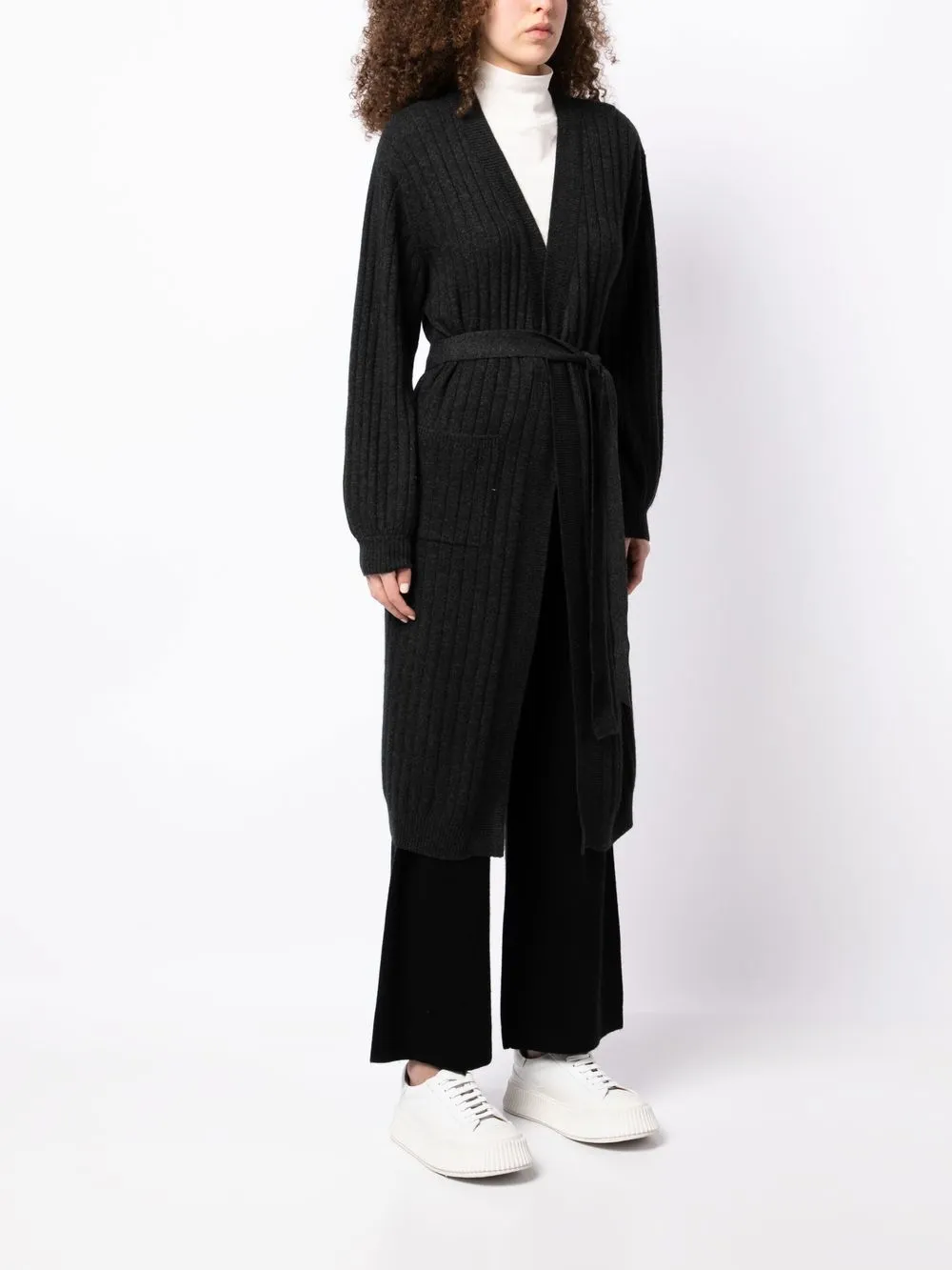 CRUSH CASHMERE Shelly ribbed cashmere cardigan | Smart Closet