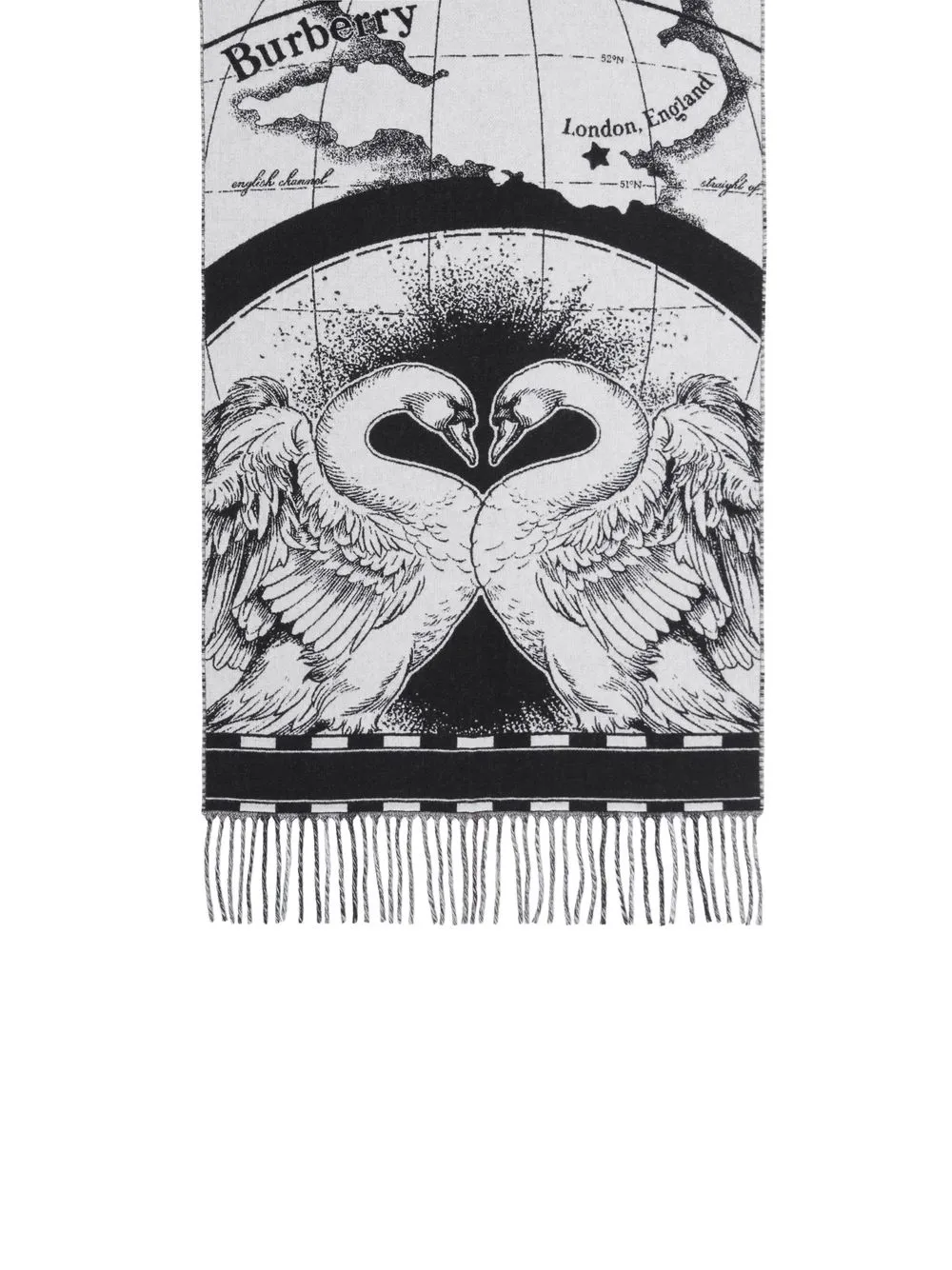 Burberry Swan Kingdom Cashmere Scarf - Farfetch