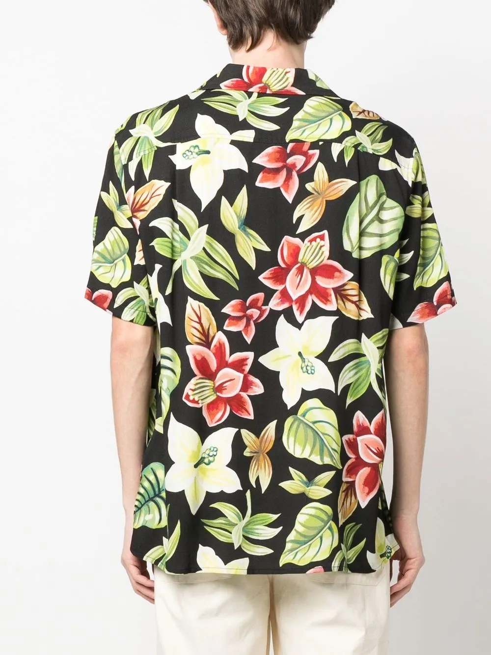 Deus Ex Machina Step Off Hemd Mit Blumen-print In Black | ModeSens