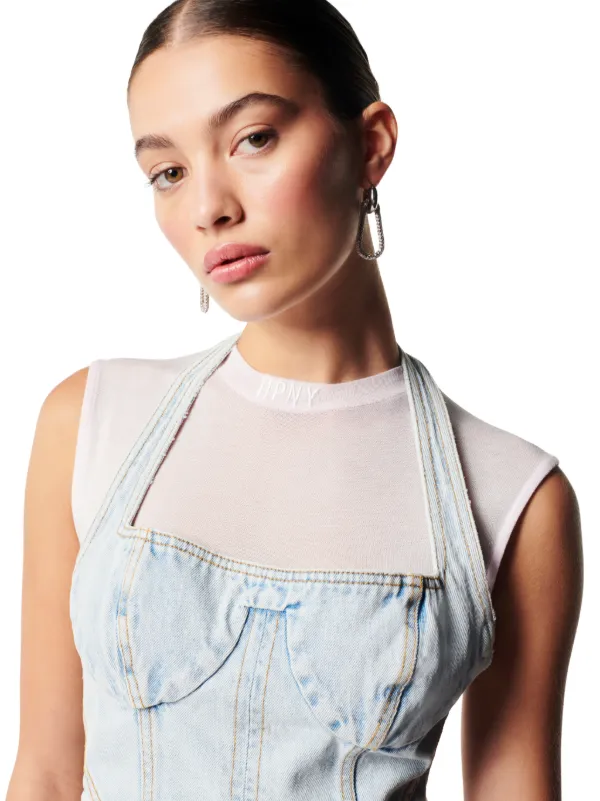 Denim Bra | HERON PRESTON® Official Site