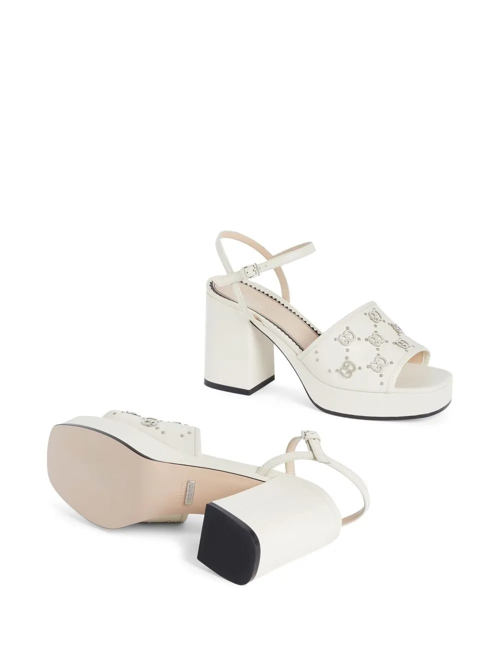 Gucci Sandalias Con Plataforma y Detalle GG - Farfetch