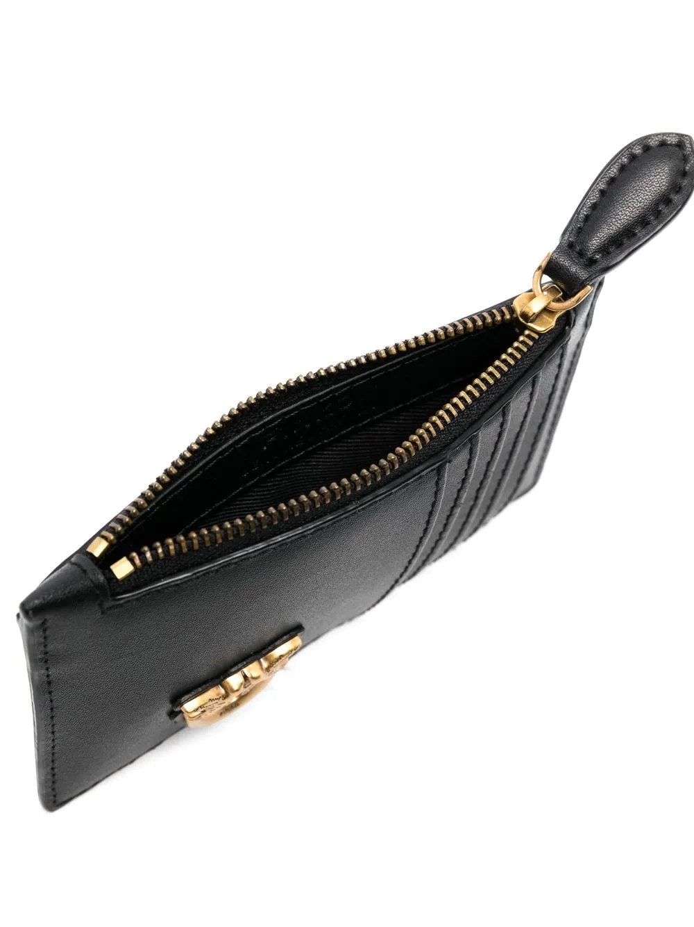 PINKO logo-detail Leather Purse - Farfetch