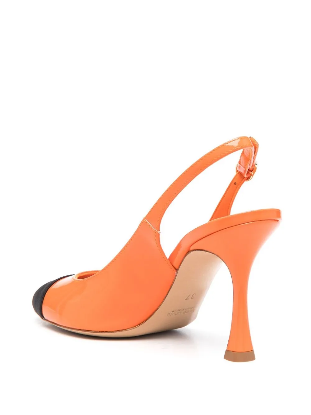 Roberto Festa 90mm Two-tone Heeled Pumps In Orange | ModeSens
