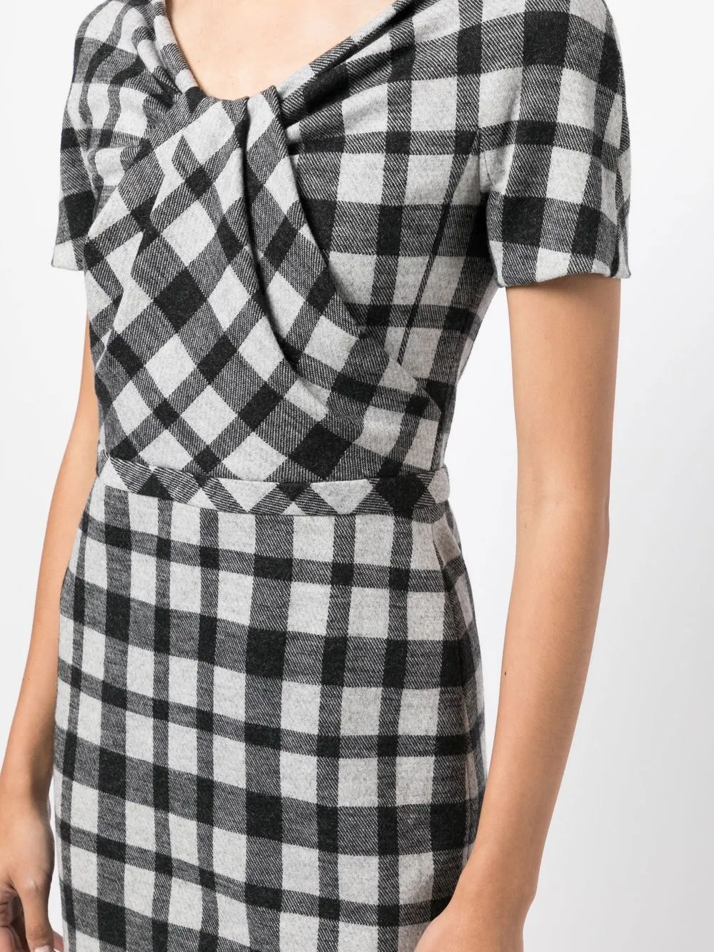 Gucci check-print short-sleeve Minidress - Farfetch