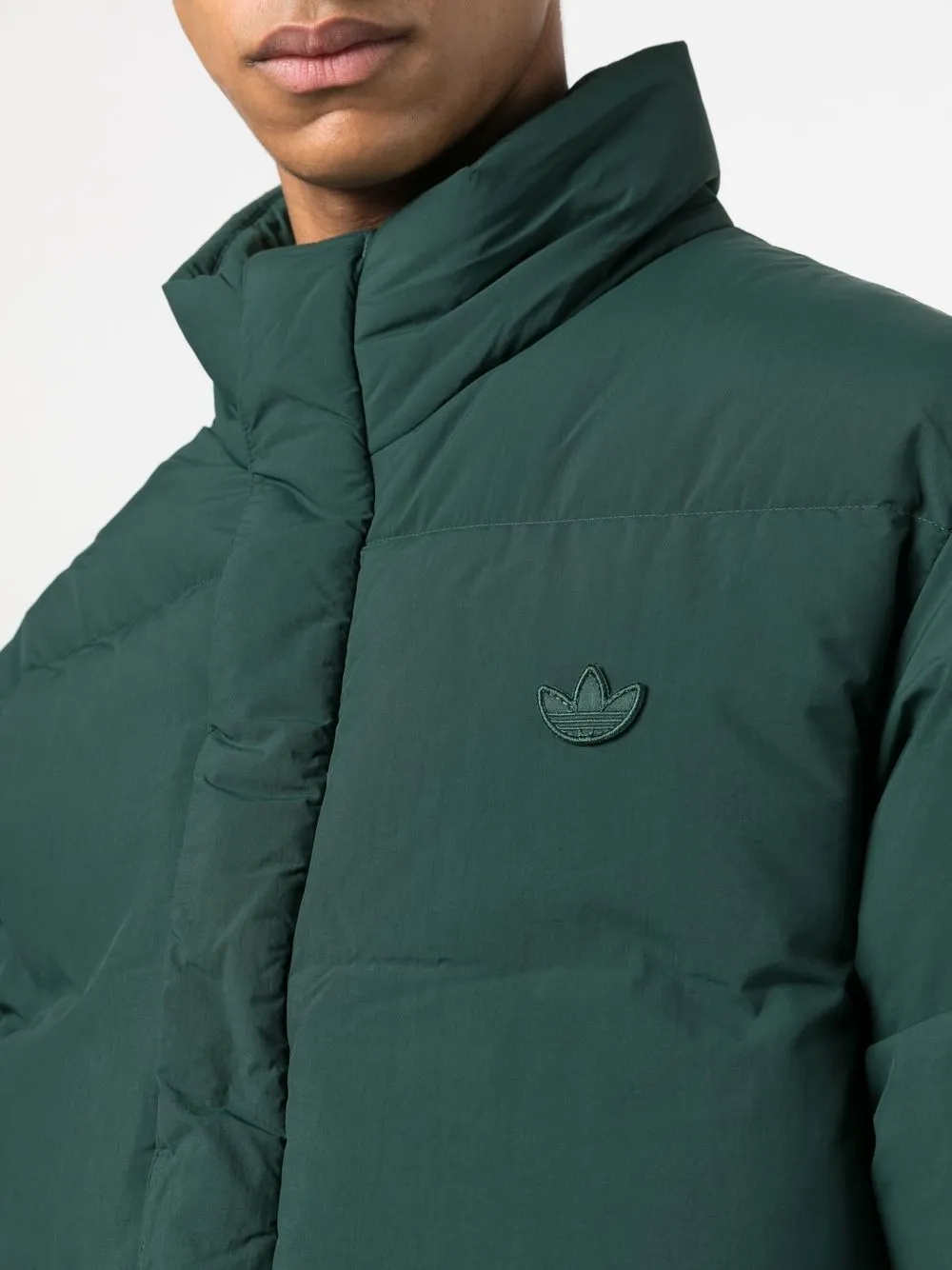 adidas padded logo-patch down jacket | Smart Closet