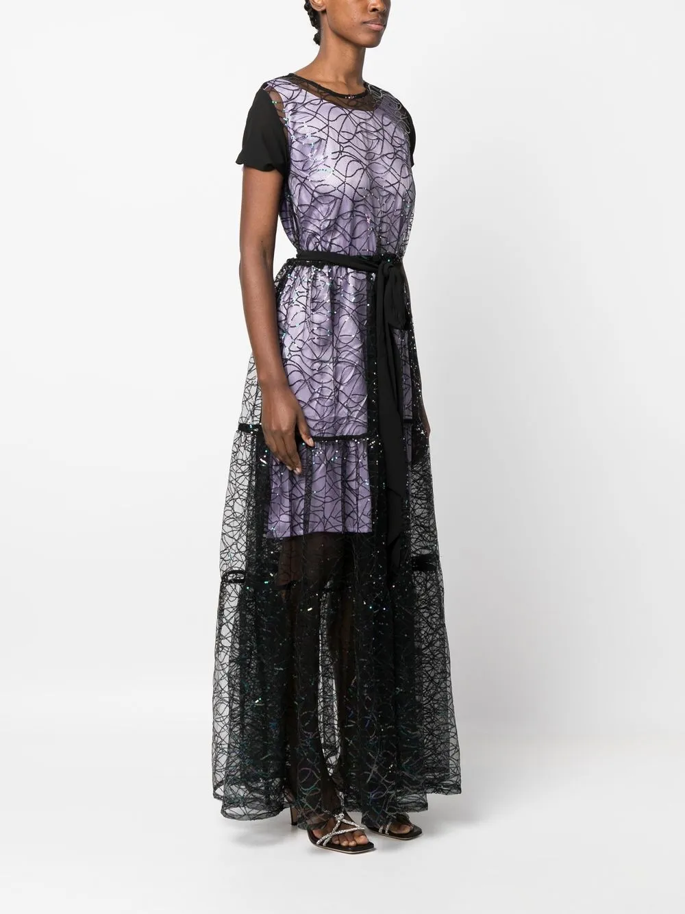 Baruni Halle Sequinned Tulle Dress - Farfetch