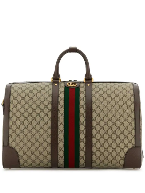 Gucci Large Savoy Duffle Bag Neutrals FARFETCH