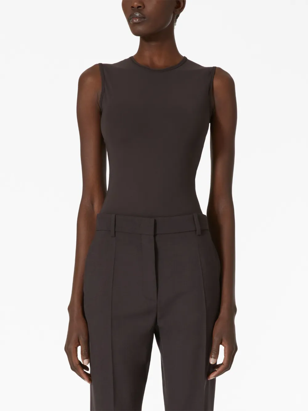 Valentino Garavani logo-embroidered Jersey Bodysuit - Farfetch