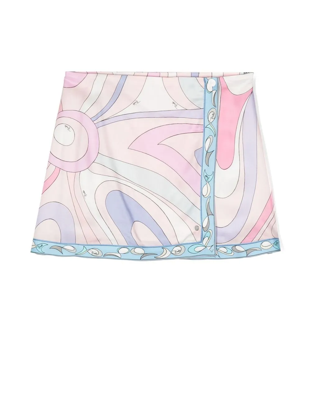 Pucci Junior Kids' Patterned Mini Skirt In Pink | ModeSens
