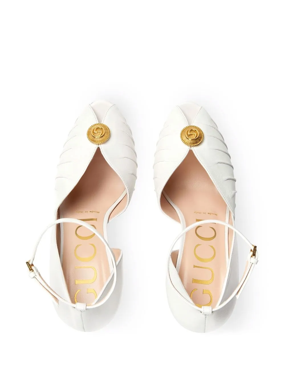 Gucci Sandalias Con Placa Del Logo y Tacón De 95mm - Farfetch