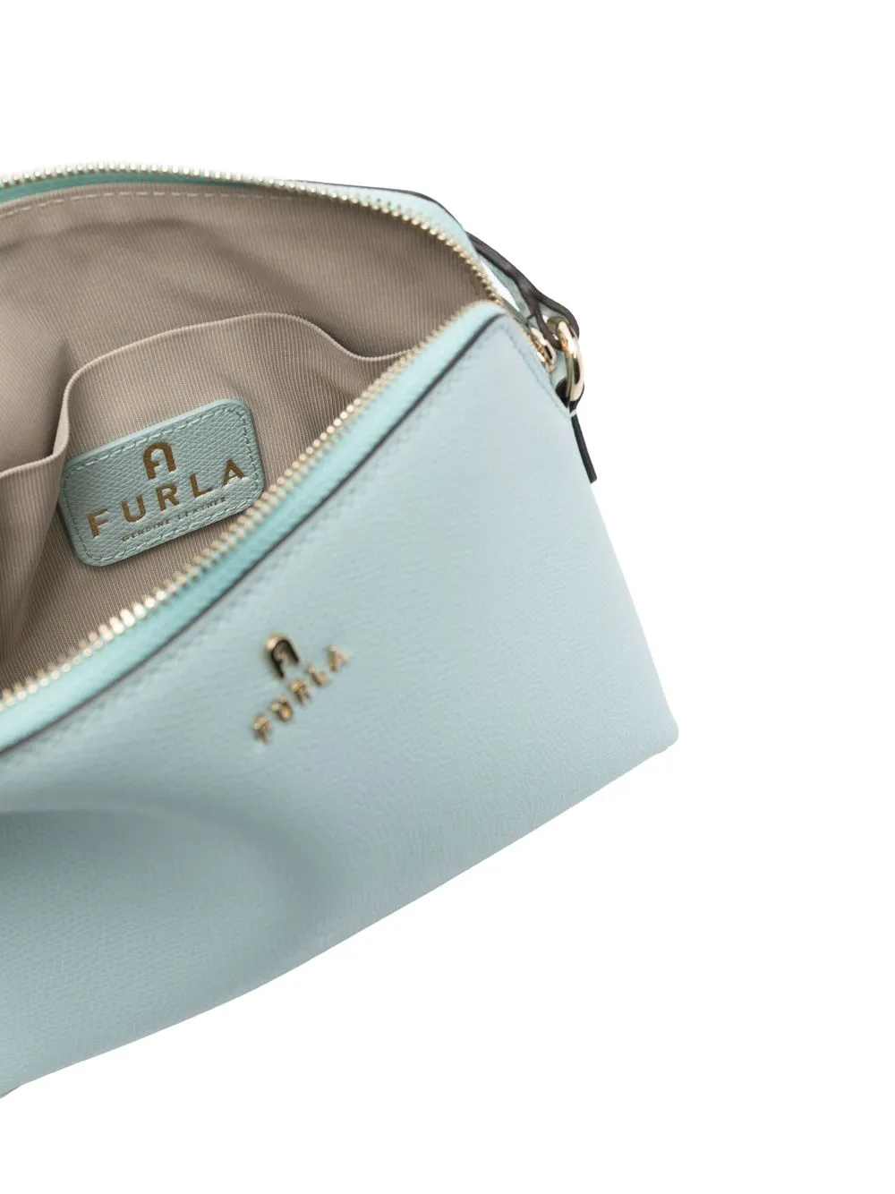 Furla Logo-plaque Crossbody Bag In Green | ModeSens