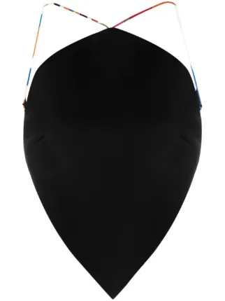 PUCCI Cotton Cropped Top | Black | FARFETCH