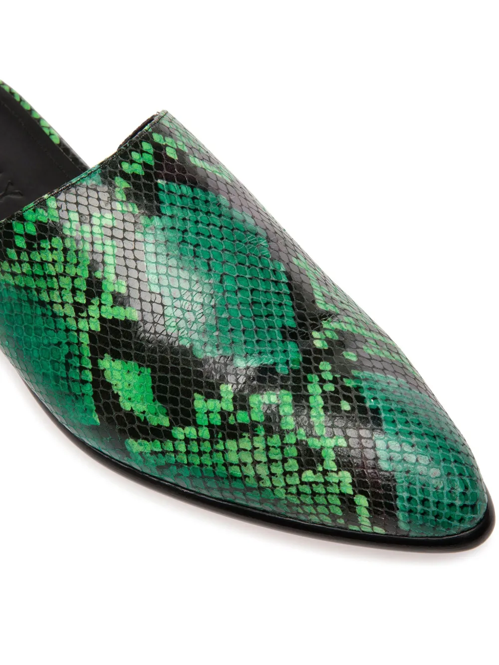 Bally Gyssel slippers Groen - Schoenen.nl