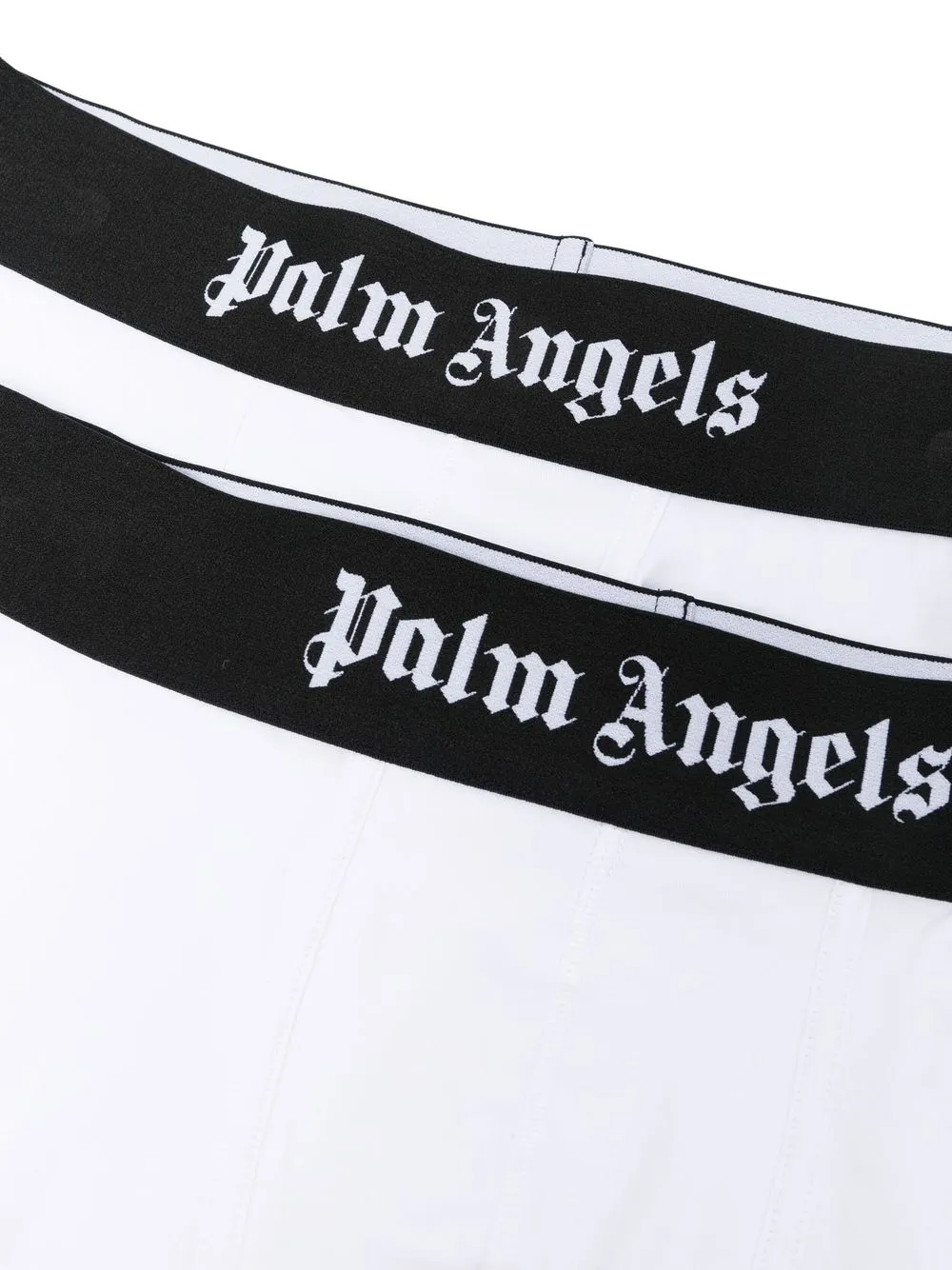 Palm Angels Logo-waistband Two-pack Boxers In White | ModeSens