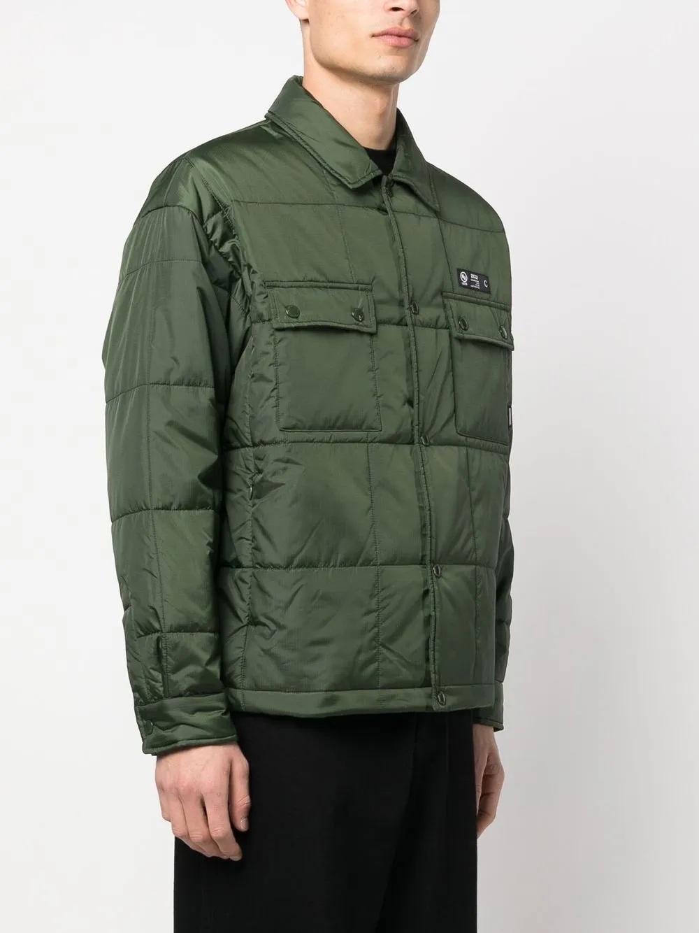 Neighborhood Puffed Bomber Jacket | Green | FARFETCH UK