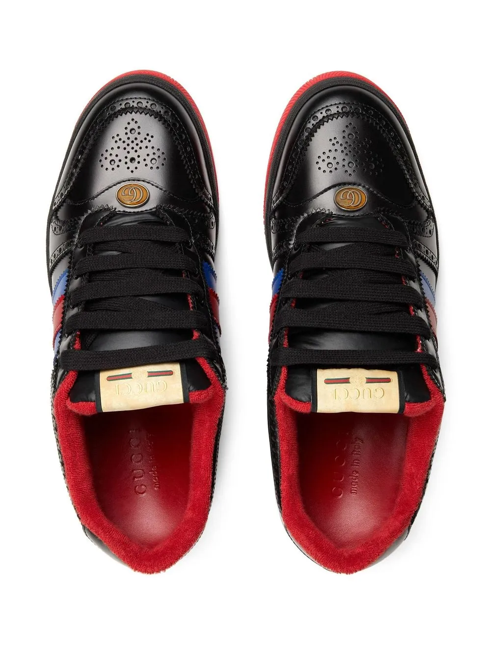 Gucci Ace Web-stripe Sneakers In Black | ModeSens