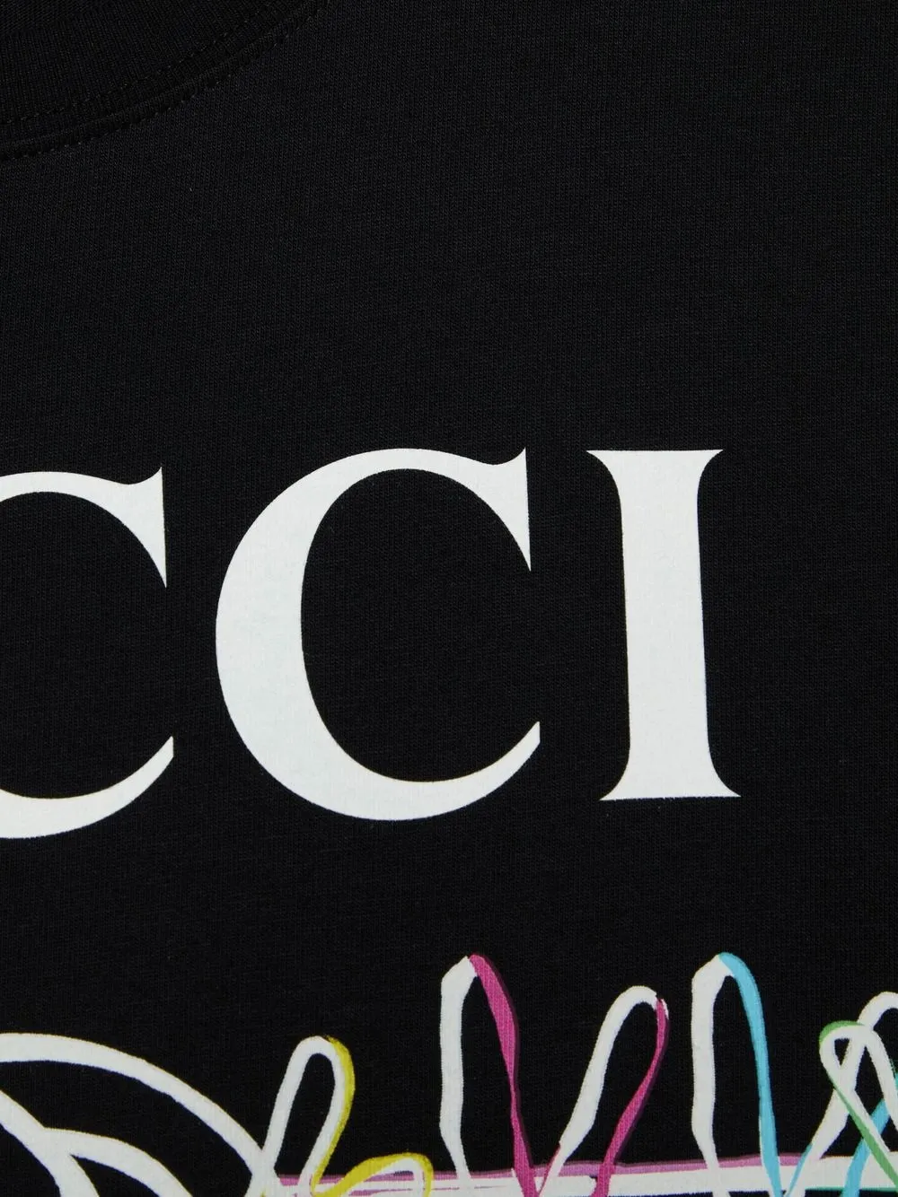 Gucci Rabbit Logo-print Cotton Jersey T-shirt In Black,multi | ModeSens