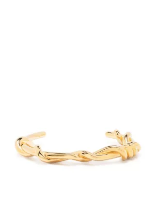 Jil Sander Twist Knot Bracelet | Gold | FARFETCH