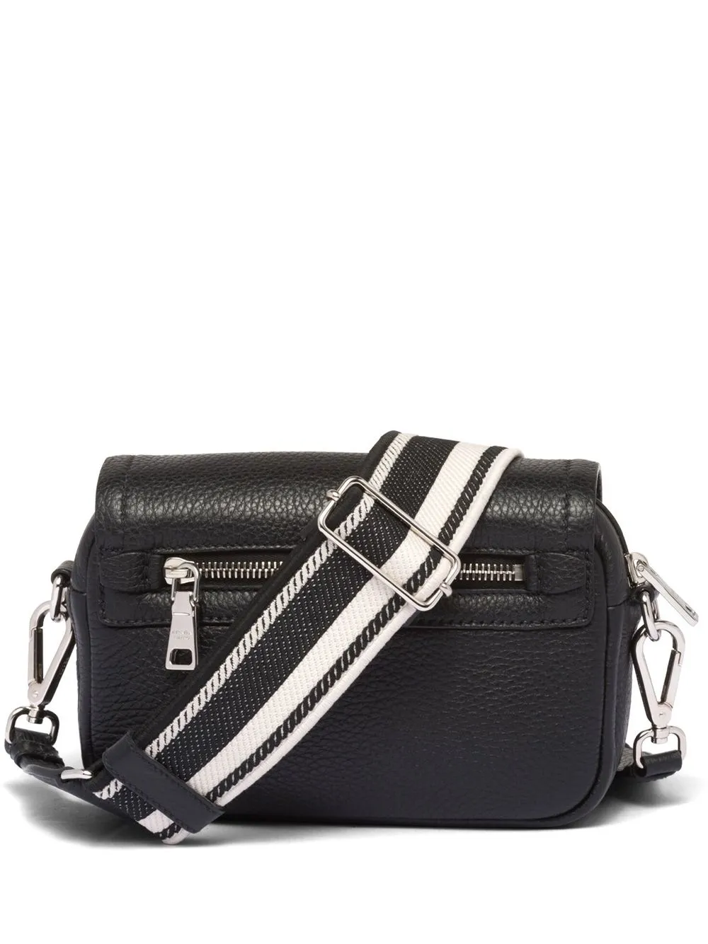 Prada Leather interchangeable-strap Bag | Black | FARFETCH
