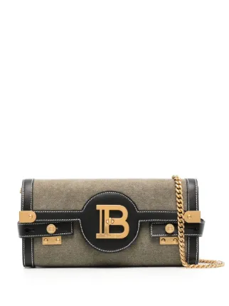 Balmain B-Buzz 23 Clutch Bag | Green | FARFETCH