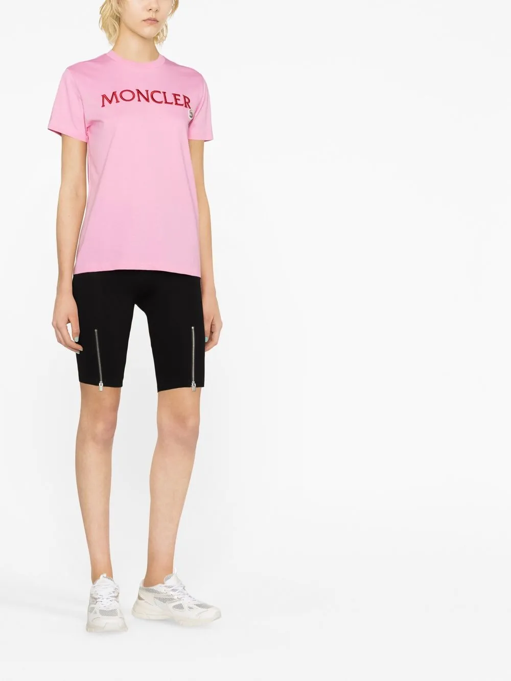 Moncler logo-embroidered Cotton T-shirt - Farfetch