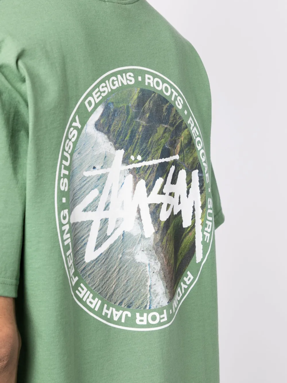 Stüssy logo-print Cotton T-shirt - Farfetch