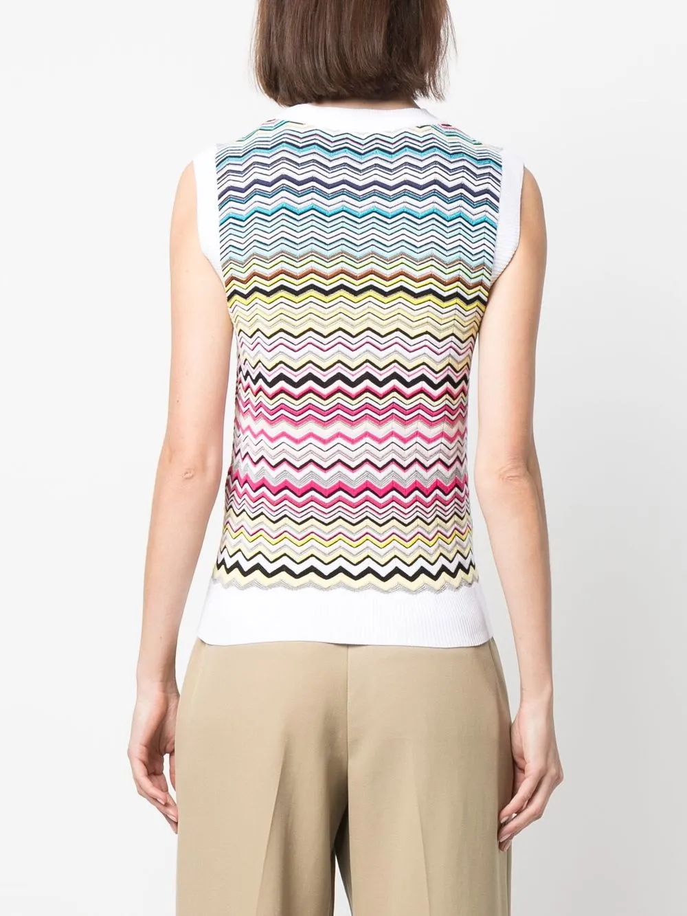 Missoni zig-zag Pattern Knitted Vest - Farfetch