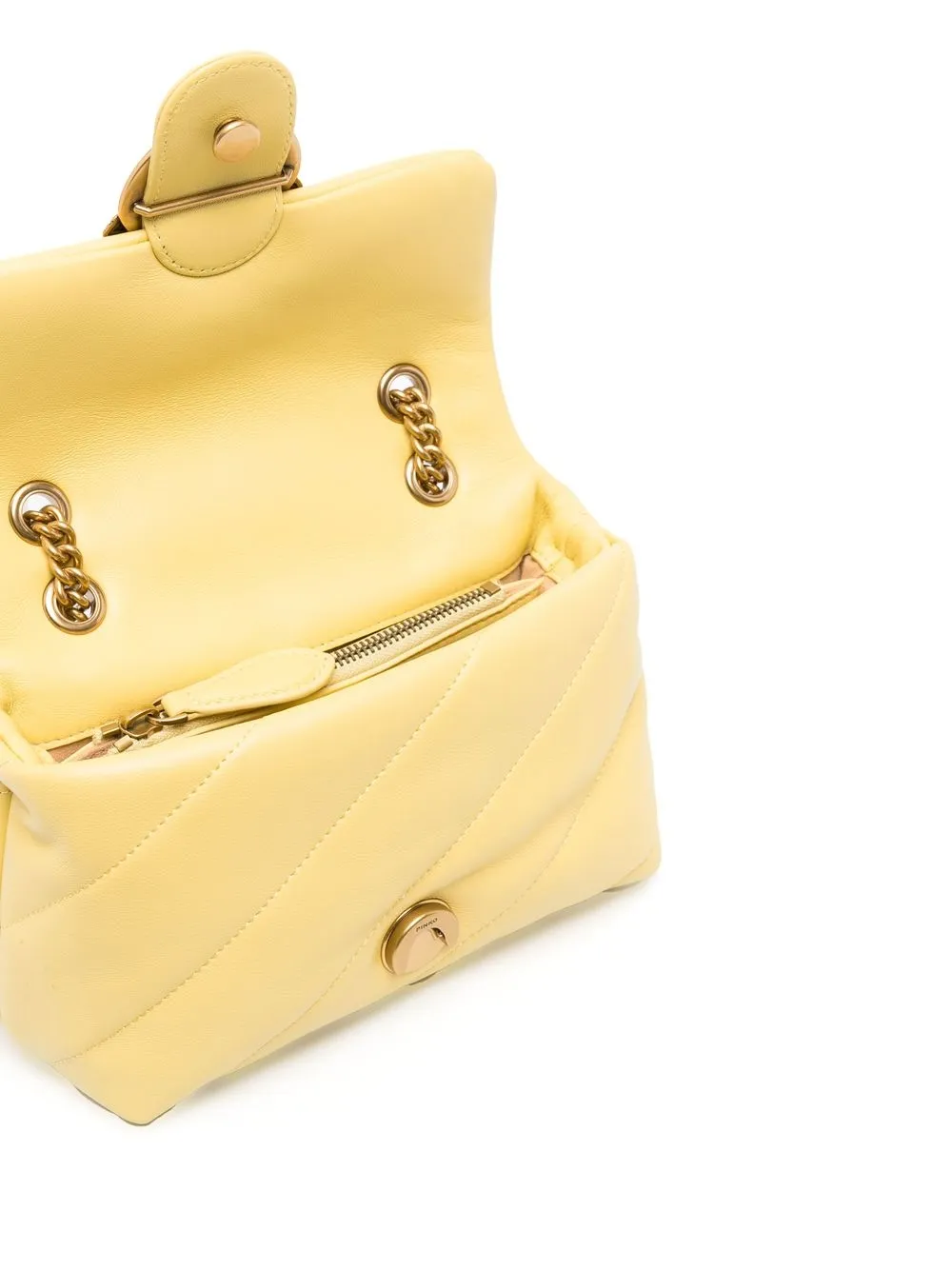 PINKO Mini Love Puff Shoulder Bag | Yellow | FARFETCH