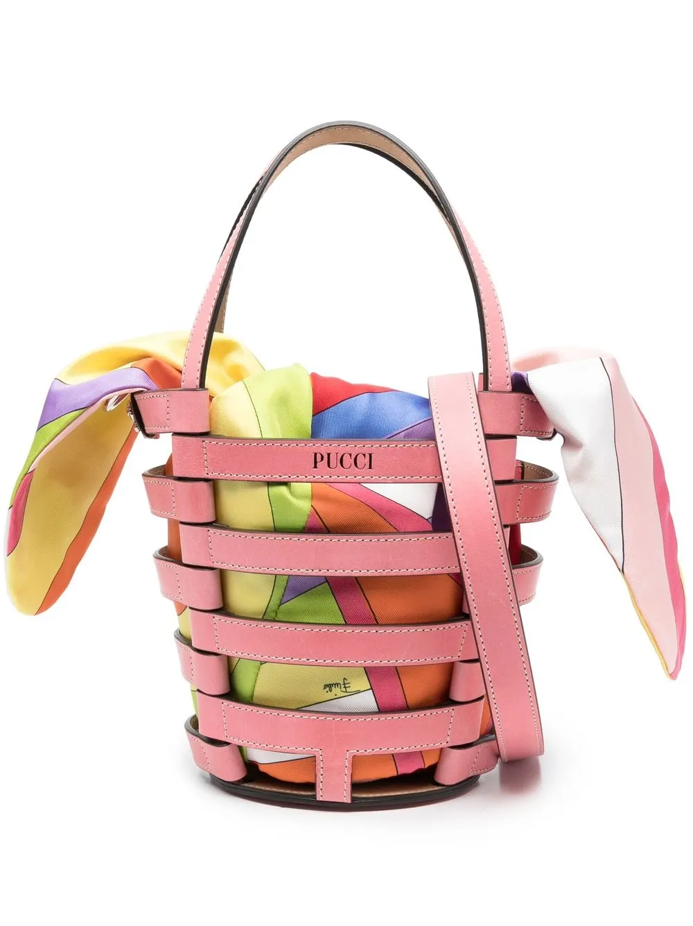 Pucci Small Lido Bucket Bag In Pink | ModeSens