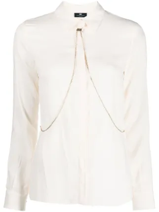 Elisabetta Franchi Camicia | Toni Neutri | FARFETCH IT