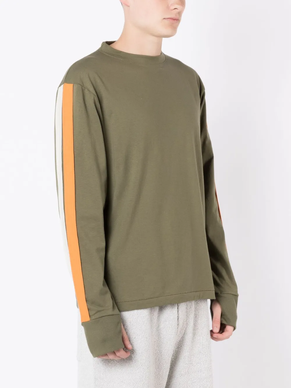 Osklen logo-print Detail T-shirt | Green | FARFETCH