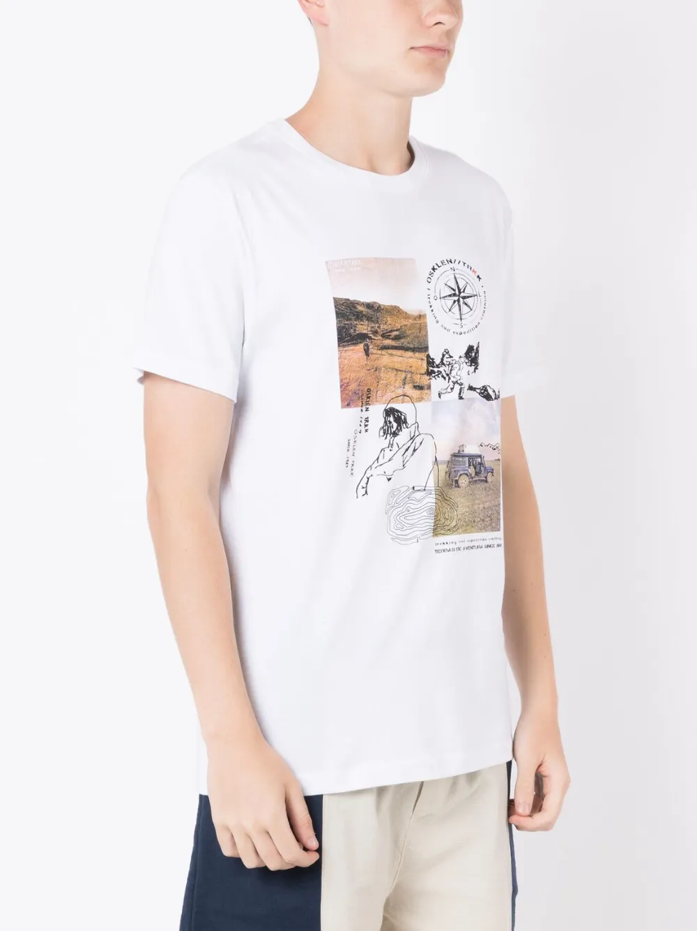 Osklen Chest logo-print T-shirt - Farfetch