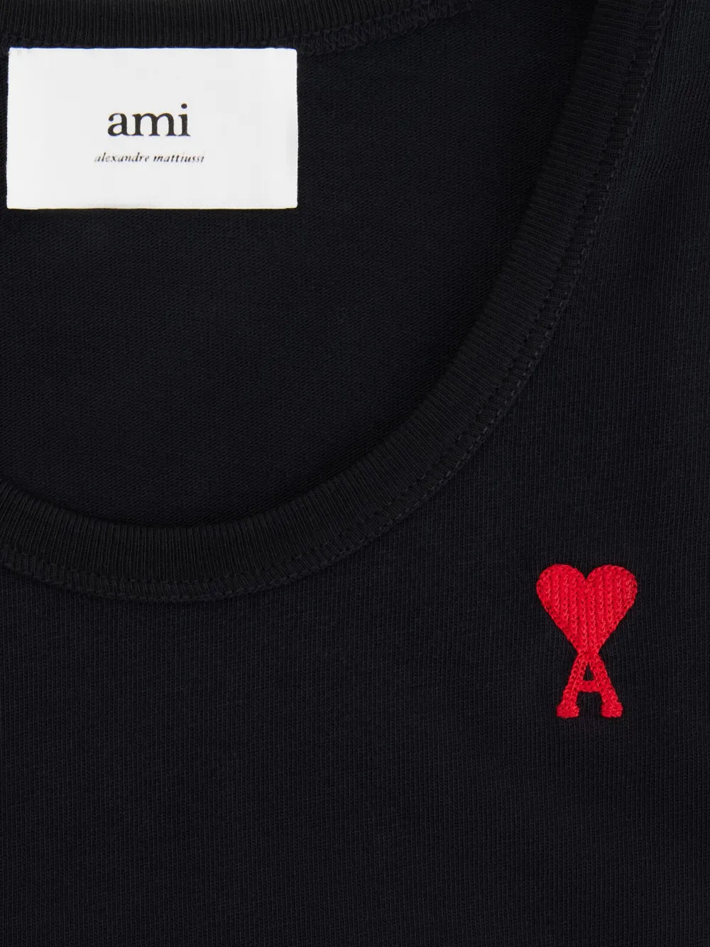 AMI Paris Ami De Coeur Tank Top | Black | FARFETCH