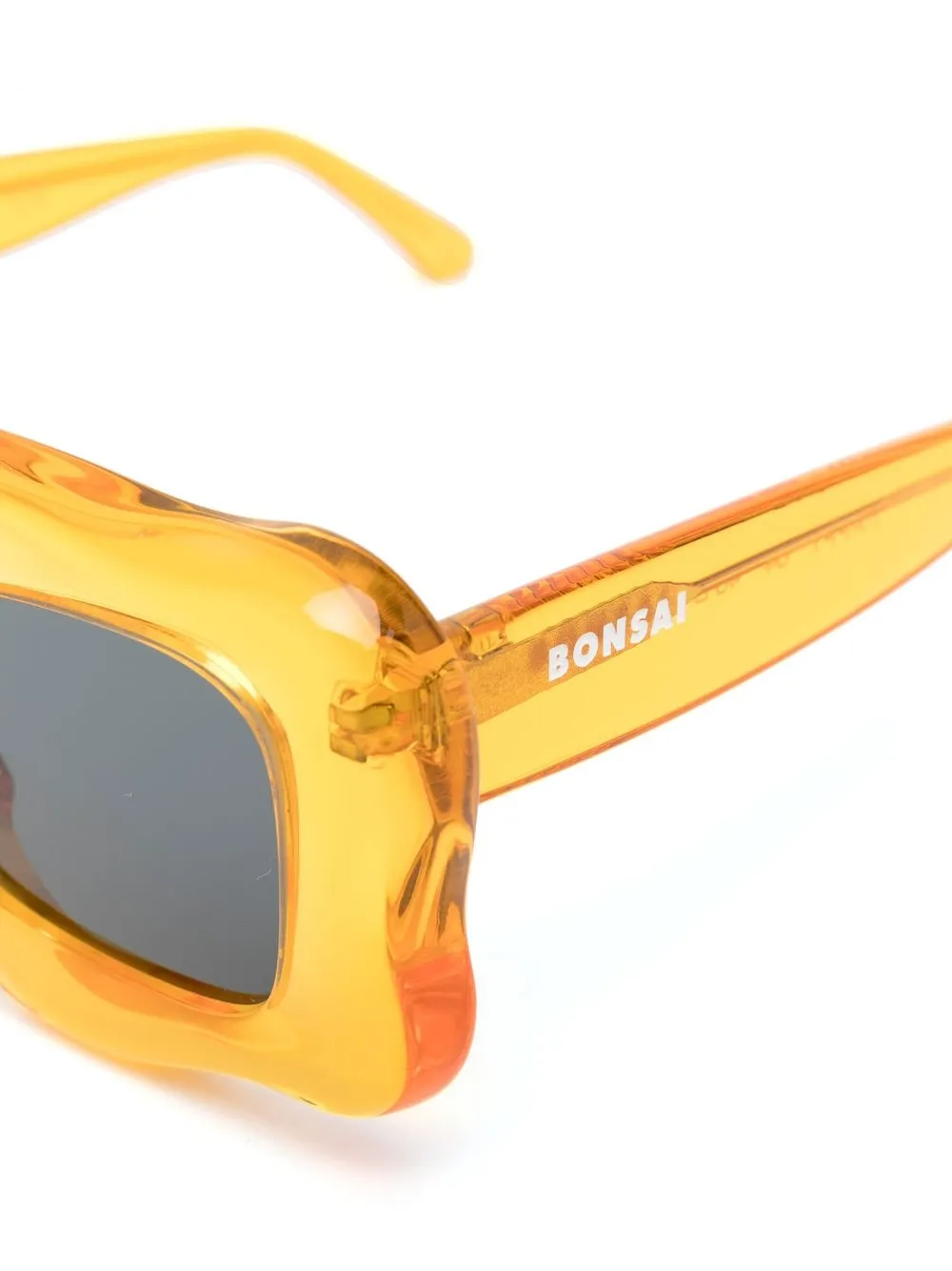 Bonsai Oversized curved-frame Sunglasses | Orange | FARFETCH UK