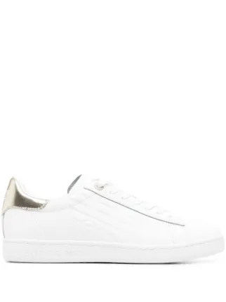 Ea7 Emporio Armani Tenis Bajos Con Paneles | Blanco | FARFETCH MX