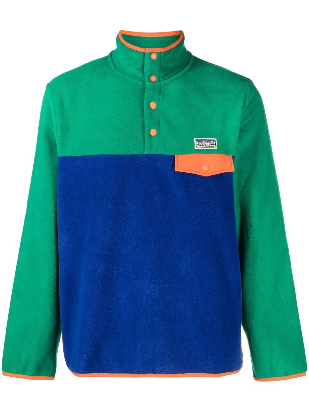 Polo Ralph Lauren colour-block fleece sweatshirt | Smart Closet