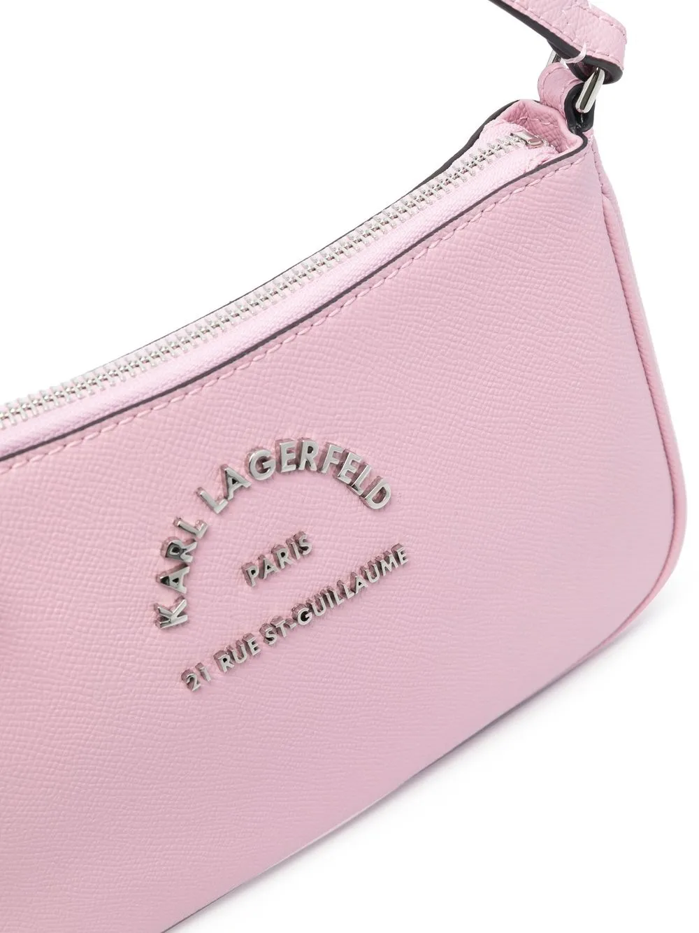 Karl Lagerfeld Logo-lettering Crossbody Bag In Pink | ModeSens